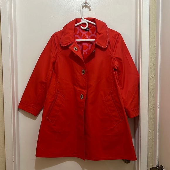 Coach | Jackets & Coats | Coach Peach Color Trenchcoat | Poshmark